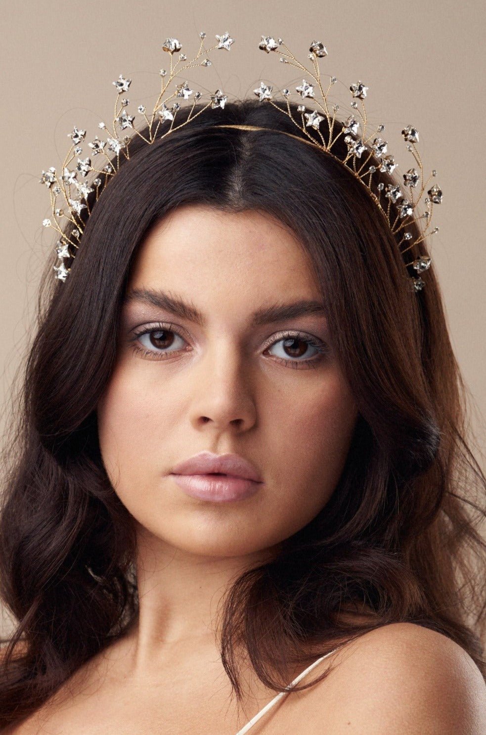 Starlet Celestial Star Crown For a Modern Chic Wedding – Debbie Carlisle