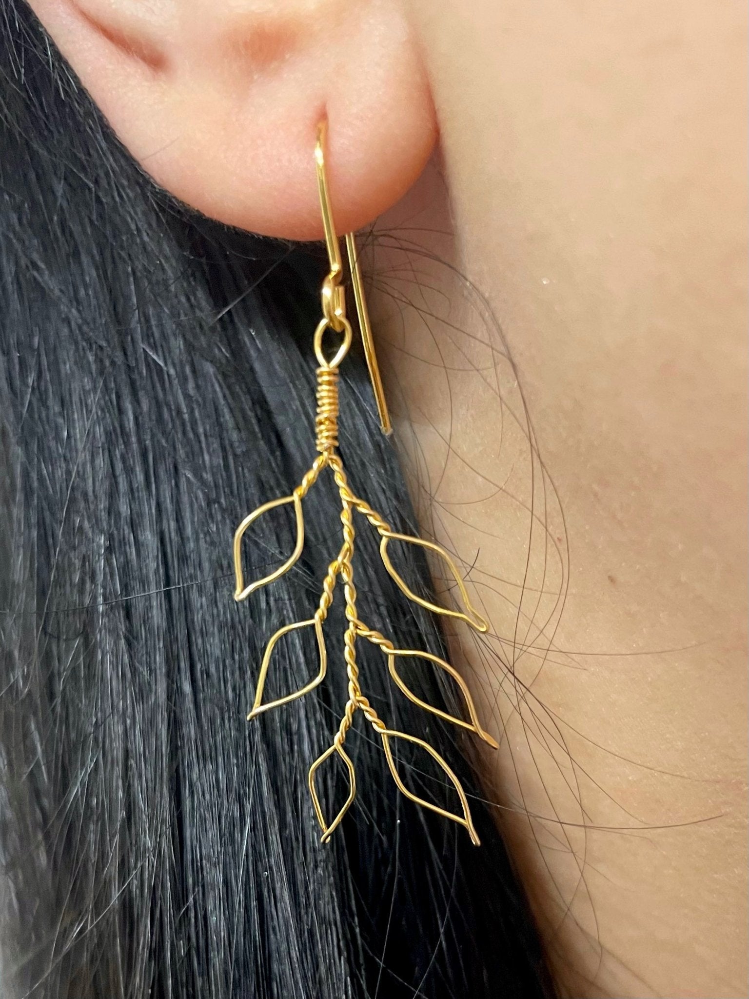 Eco Friendly Botanical Leaf Earrings – Debbie Carlisle