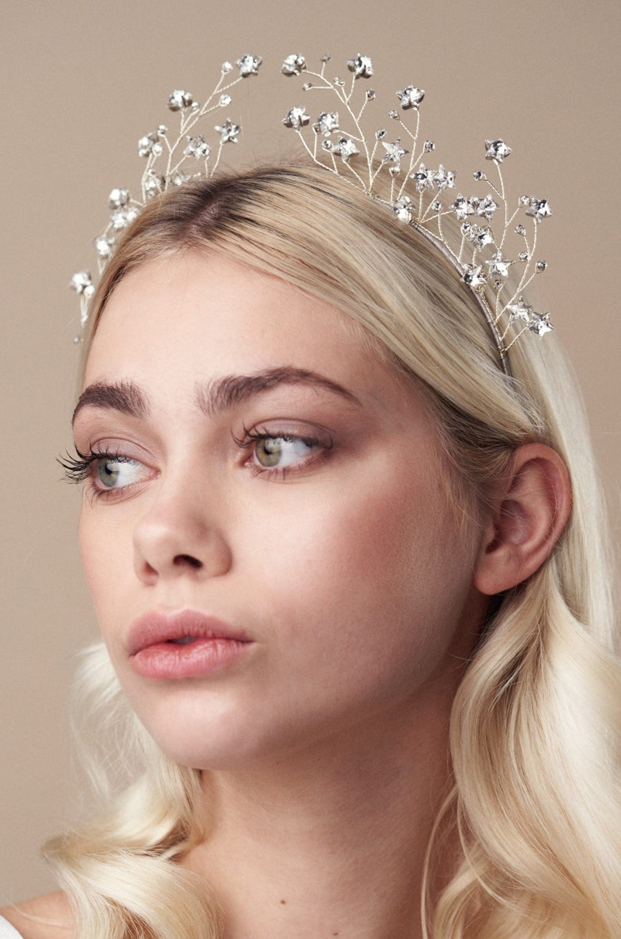 Starlet Celestial Star Crown For a Modern Chic Wedding – Debbie Carlisle