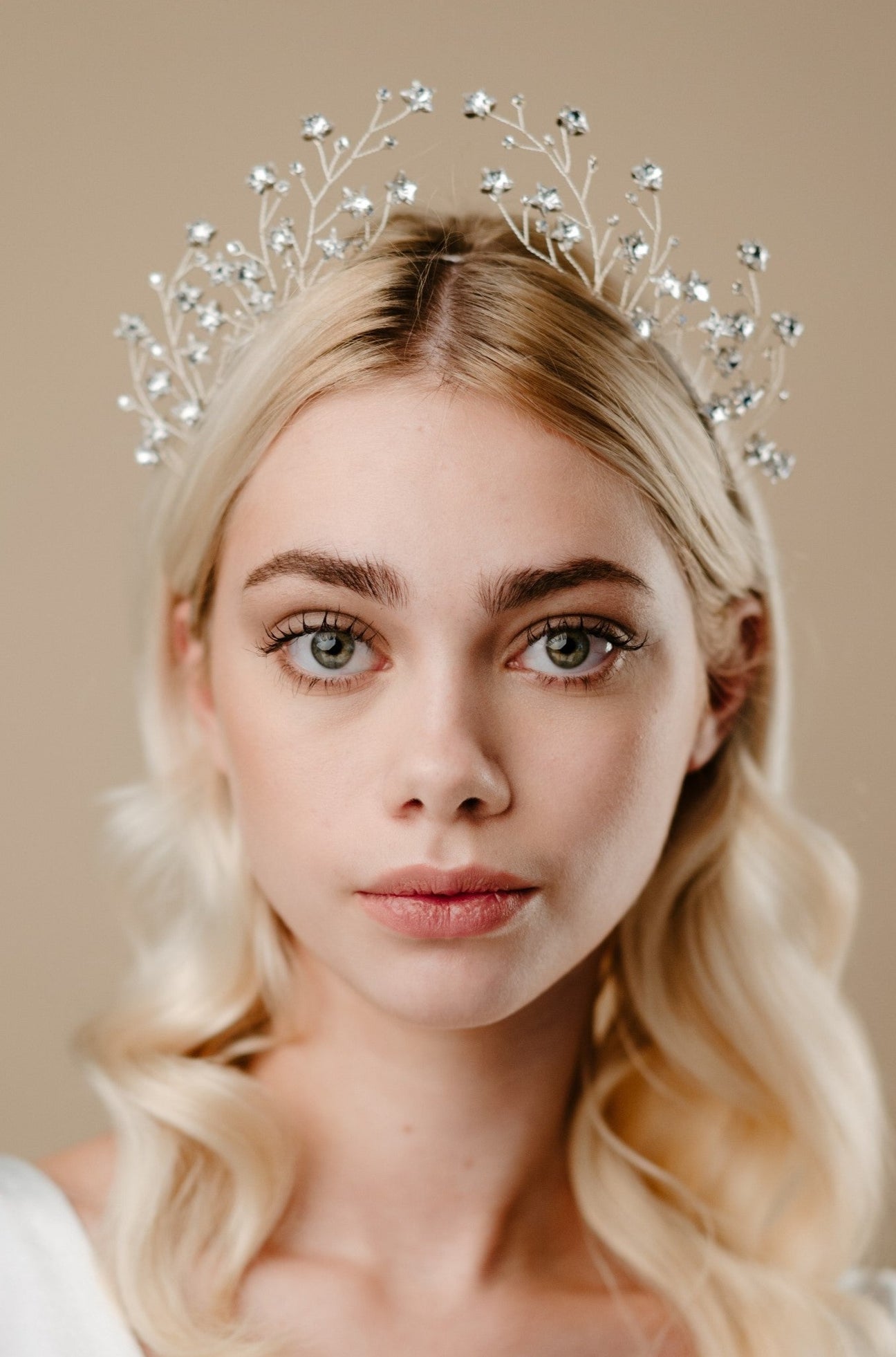 Starlet Celestial Star Crown For a Modern Chic Wedding – Debbie Carlisle
