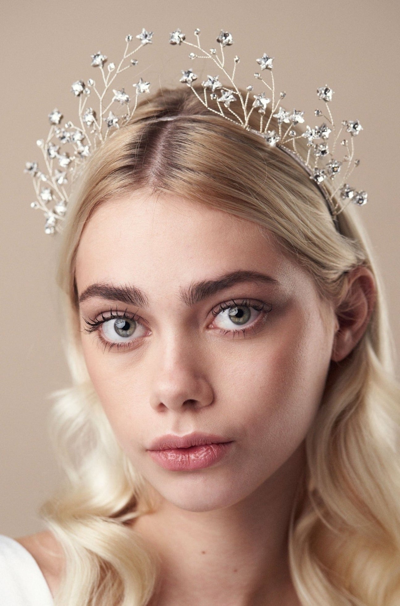 Starlet Celestial Star Crown For a Modern Chic Wedding – Debbie Carlisle