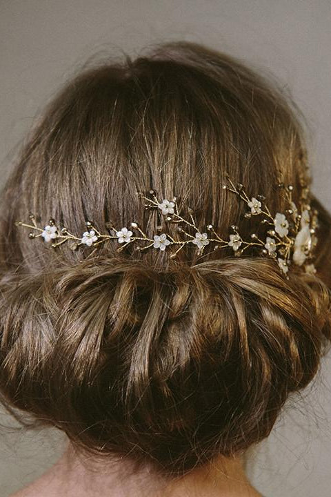 Bohemian wedding hair vines, bridal circlets and halos – Debbie Carlisle